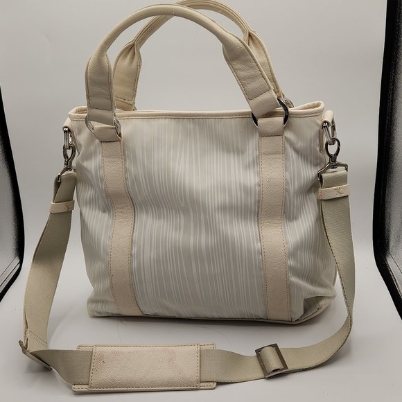 Cerruti 1881 | Bags | Cerruti 881 Summer White Striped Fabric And ...